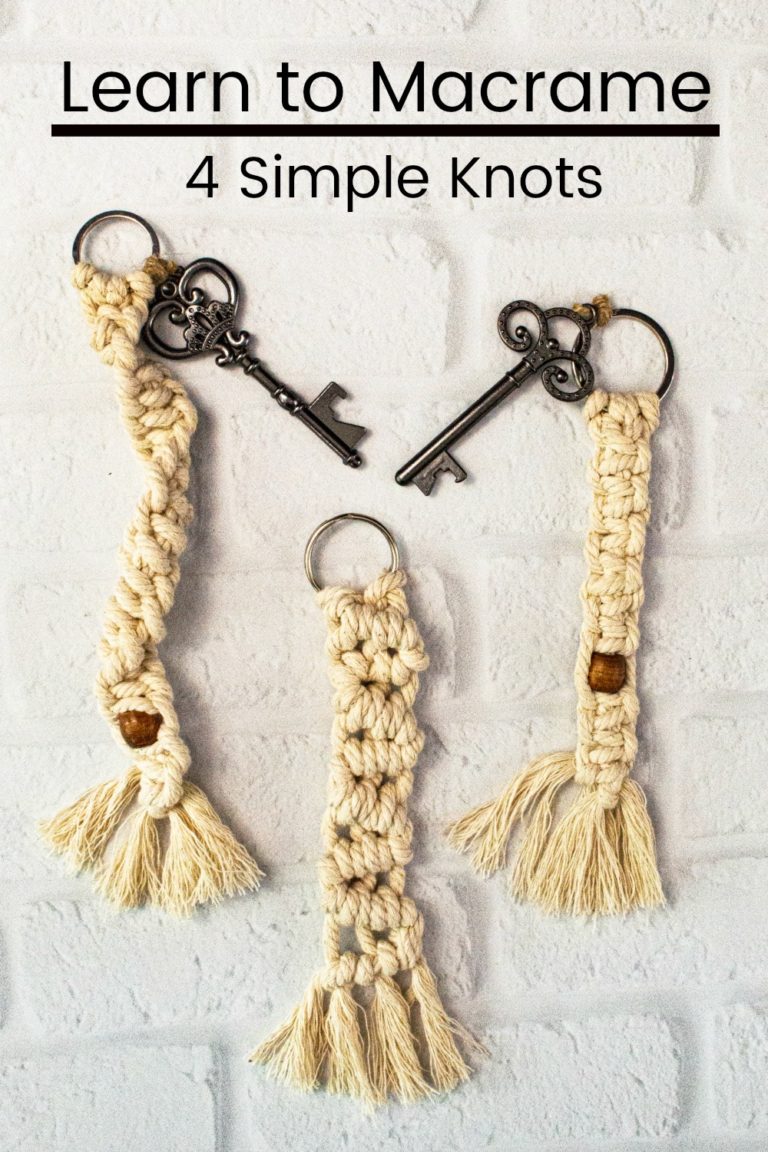 Macrame Keychains 3 – Craft and Confidence